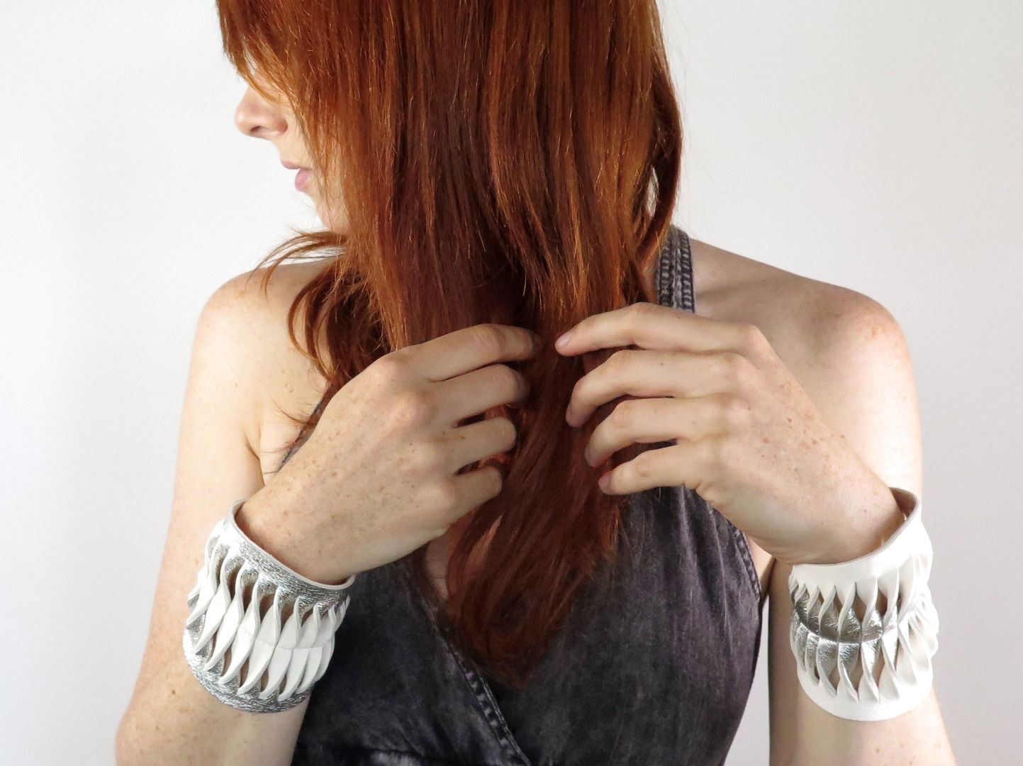 Leather Fish-Scale Cuffs : 9 Steps (with Pictures) - Instructables