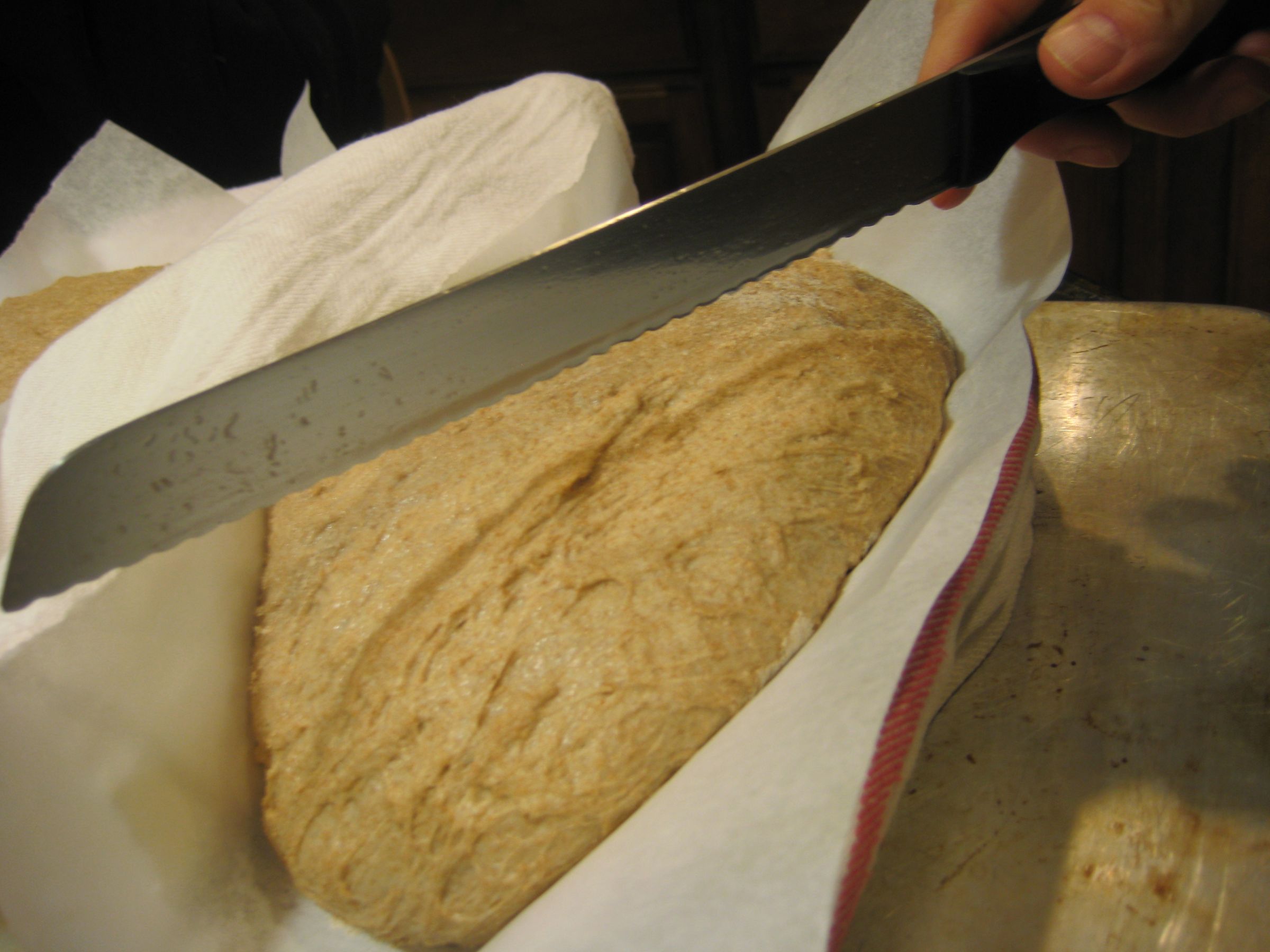 100% Whole Wheat Crusty No Knead Artisan Bread : 9 Steps (with Pictures ...