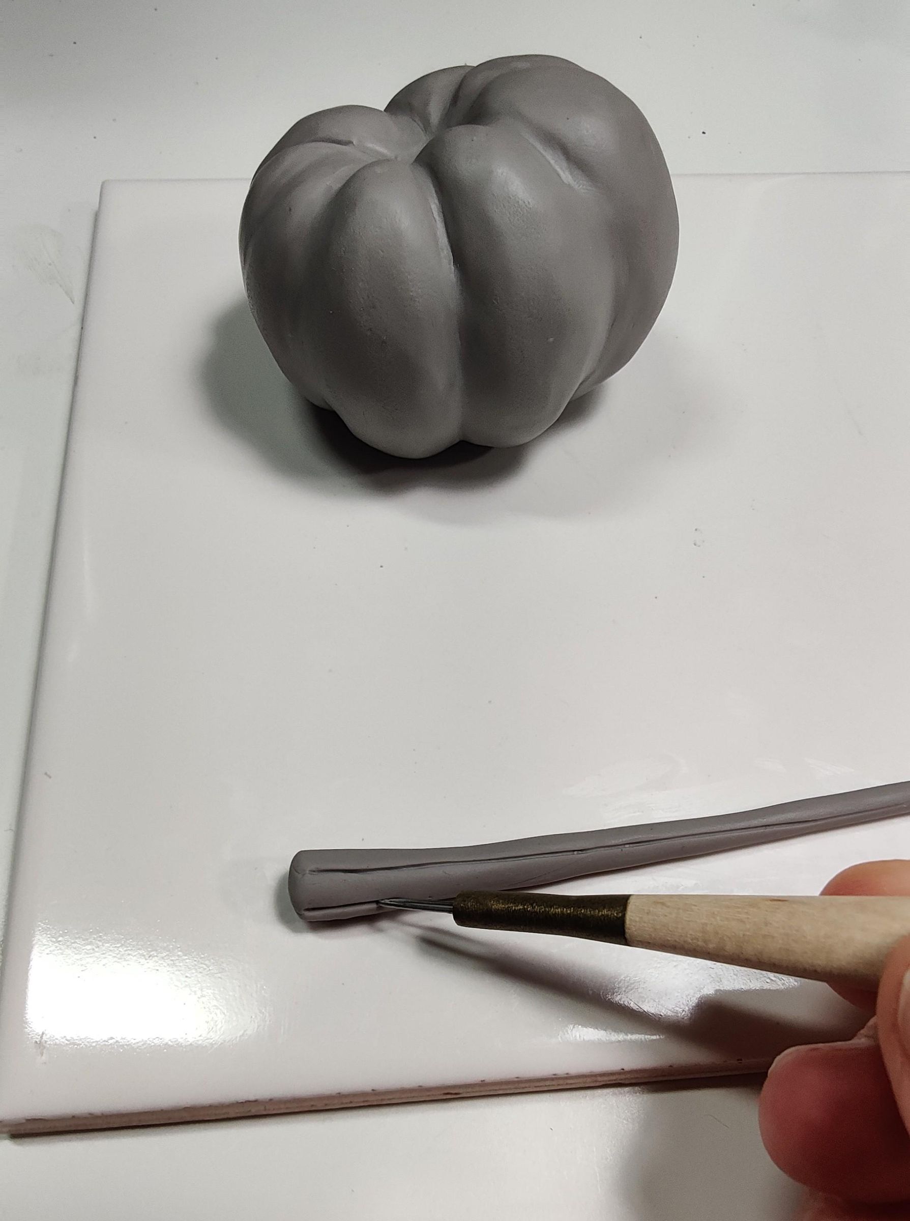 Sculpting and Painting a Polymer Clay Jack-O'-Lantern : 7 Steps (with ...