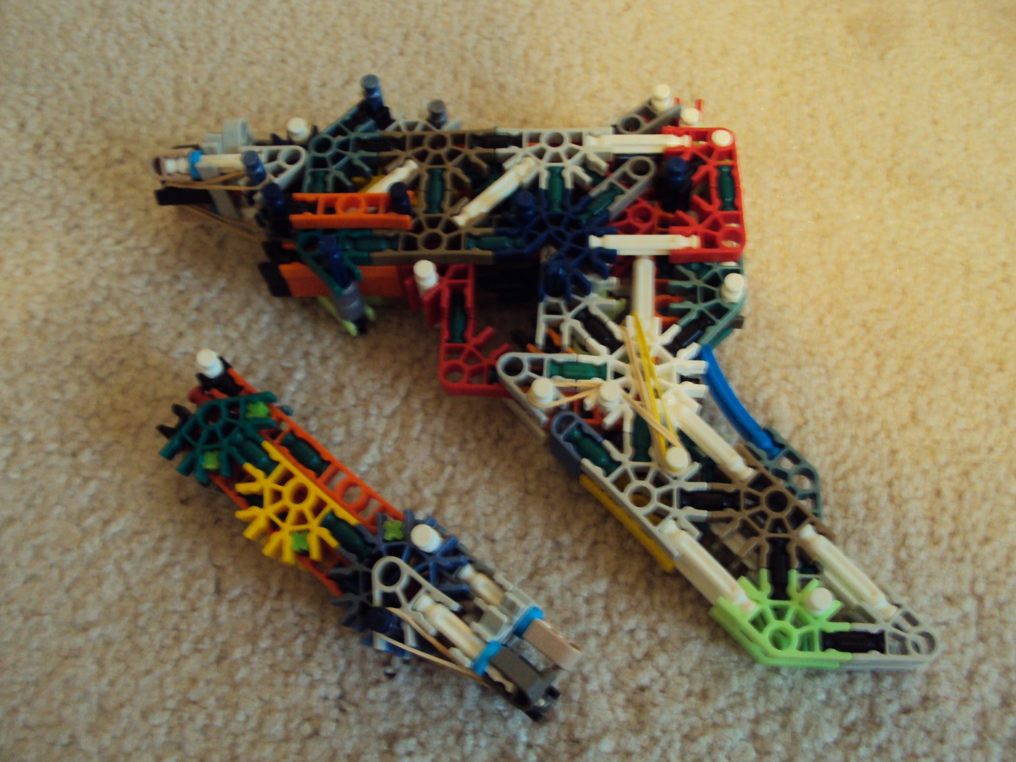 Knex Semi Auto Pistol With Removable Mag : 5 Steps - Instructables