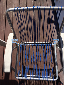 Paracord Folding Lawn Chair : 6 Steps (with Pictures) - Instructables