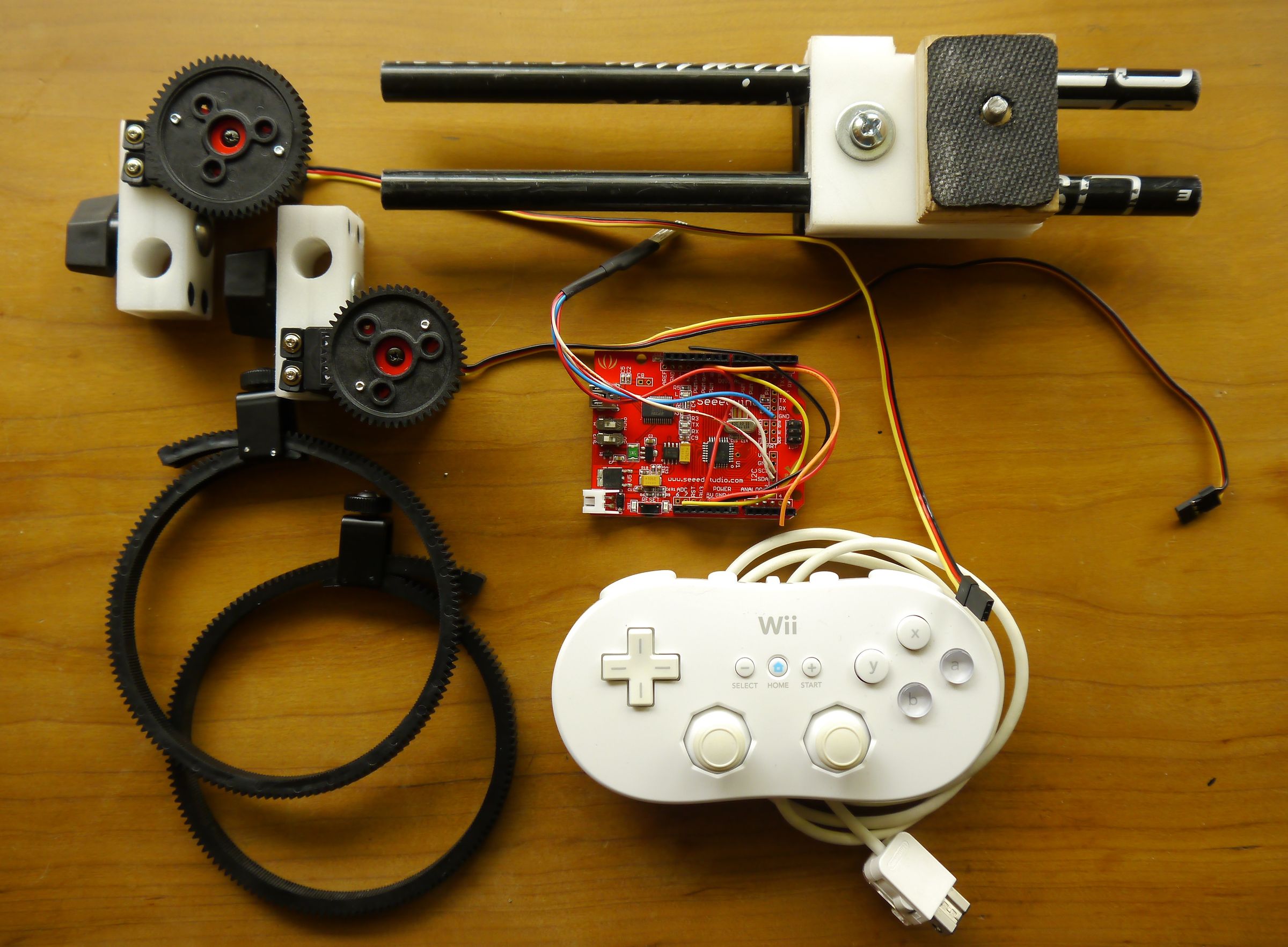 Arduino Lens Controller - Synchronized Zoom/Focus With Wii Classic Controller : 11 Steps (with ...