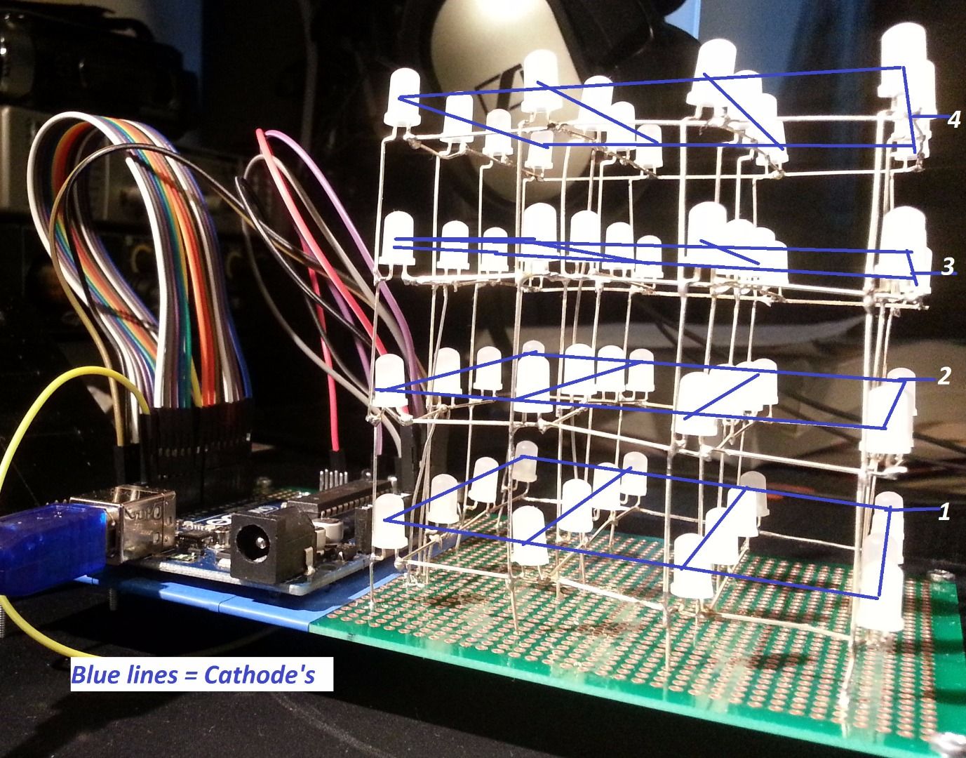 LED Cube Code Generator 4x4x4 Arduino (with Pictures) - Instructables