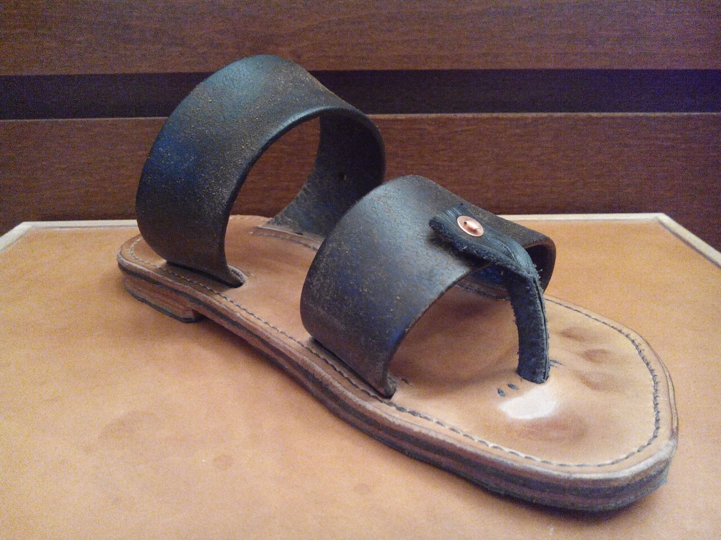 My First Diy-measure-made Leather Sandals. : 8 Steps (with Pictures ...