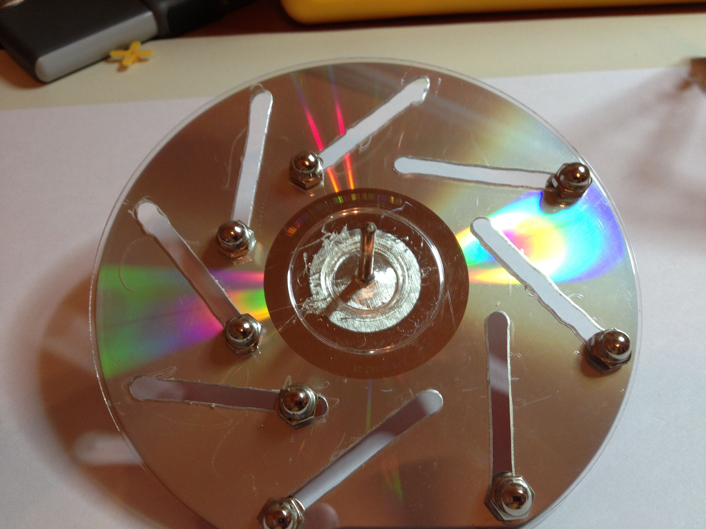 Overbalanced Wheel (Fake Perpetual Motion Machine for Fun) : 9 Steps ...