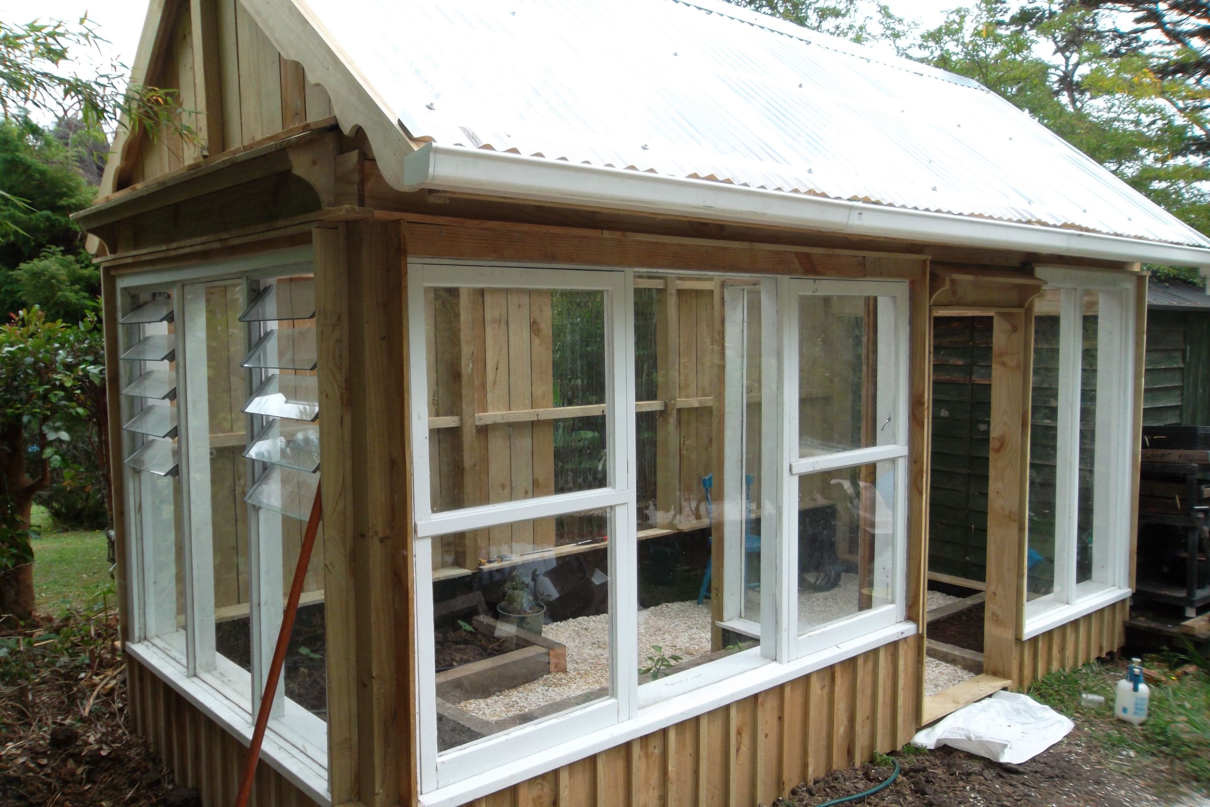 Greenhouse Made From Recycled Windows - Instructables
