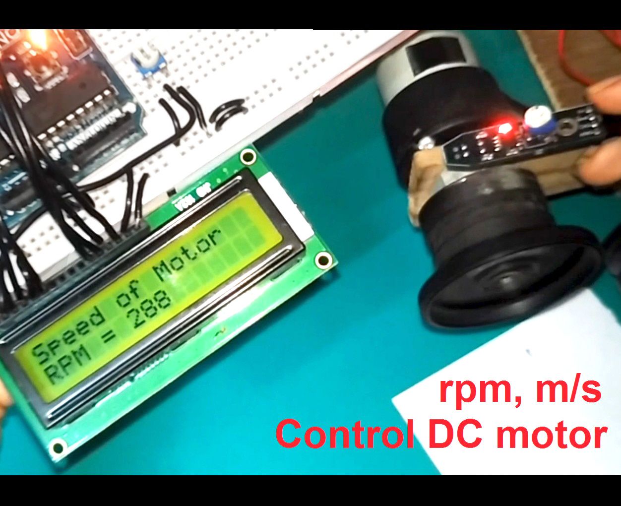 Motor Speed Tester Using Arduino & IR Sensor : 6 Steps - Instructables