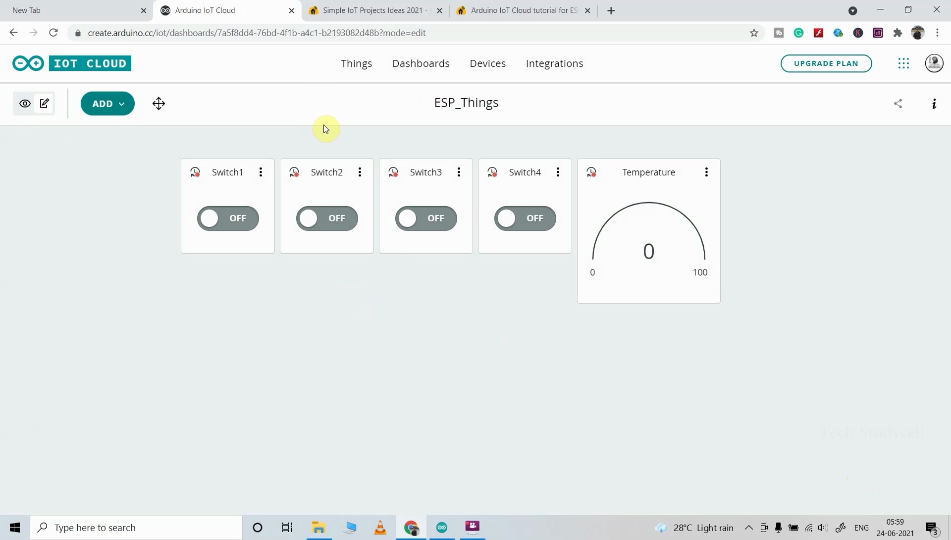 Arduino IoT Cloud ESP32 Alexa Voice Control Smart Home | IoT 2021 : 21 ...