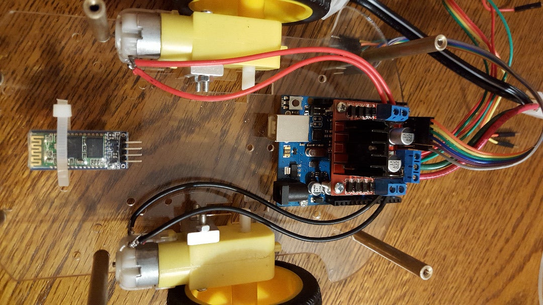 Bluetooth Controlled Arduino Dual Motor RC Platform : 14 Steps ...