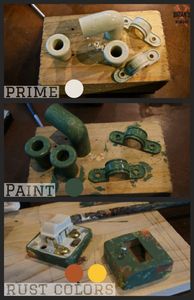 Faux Rusty Wall Light! : 7 Steps (with Pictures) - Instructables