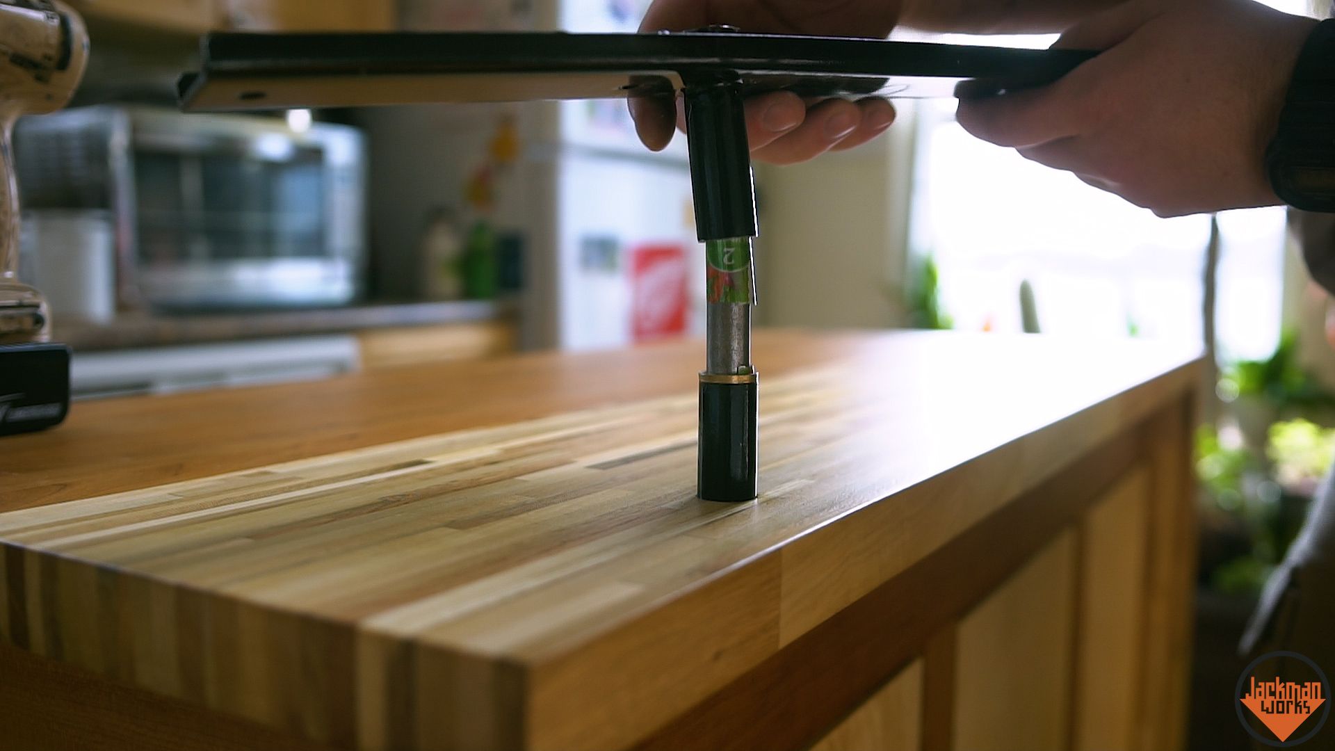 Pallet Wood Butcherblock Countertop That Pivots! (bar Top Dining Table ...