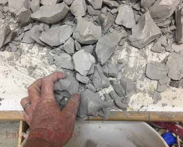 How to Reconstitute and Recycle Bone Dry Block of Clay and Reclaiming ...