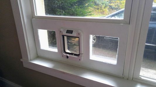 Pet Door Window Insert From XPS Foam and Double-Pane Glass : 8 Steps ...