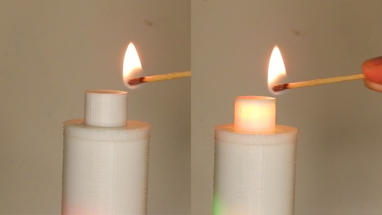 Artificial Candle Ignited by Real Flame : 10 Steps (with Pictures ...