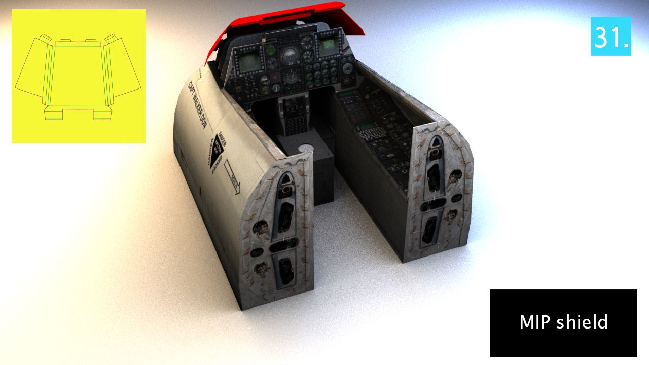 A-10 Jet Aircraft Cardboard Cockpit Replica : 5 Steps (with Pictures ...