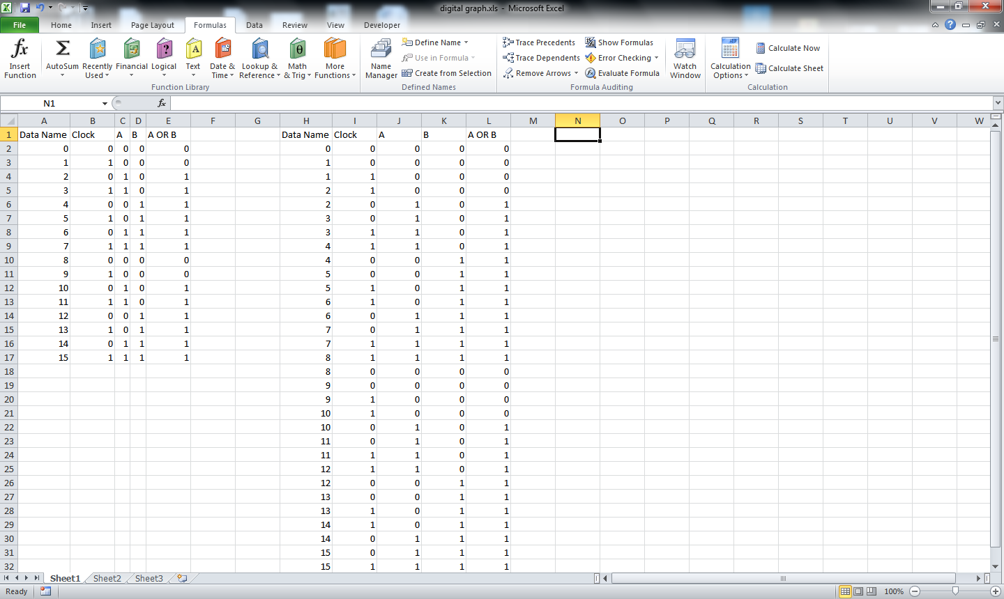 Make Digital/truth Table Graphs in Excel : 7 Steps - Instructables