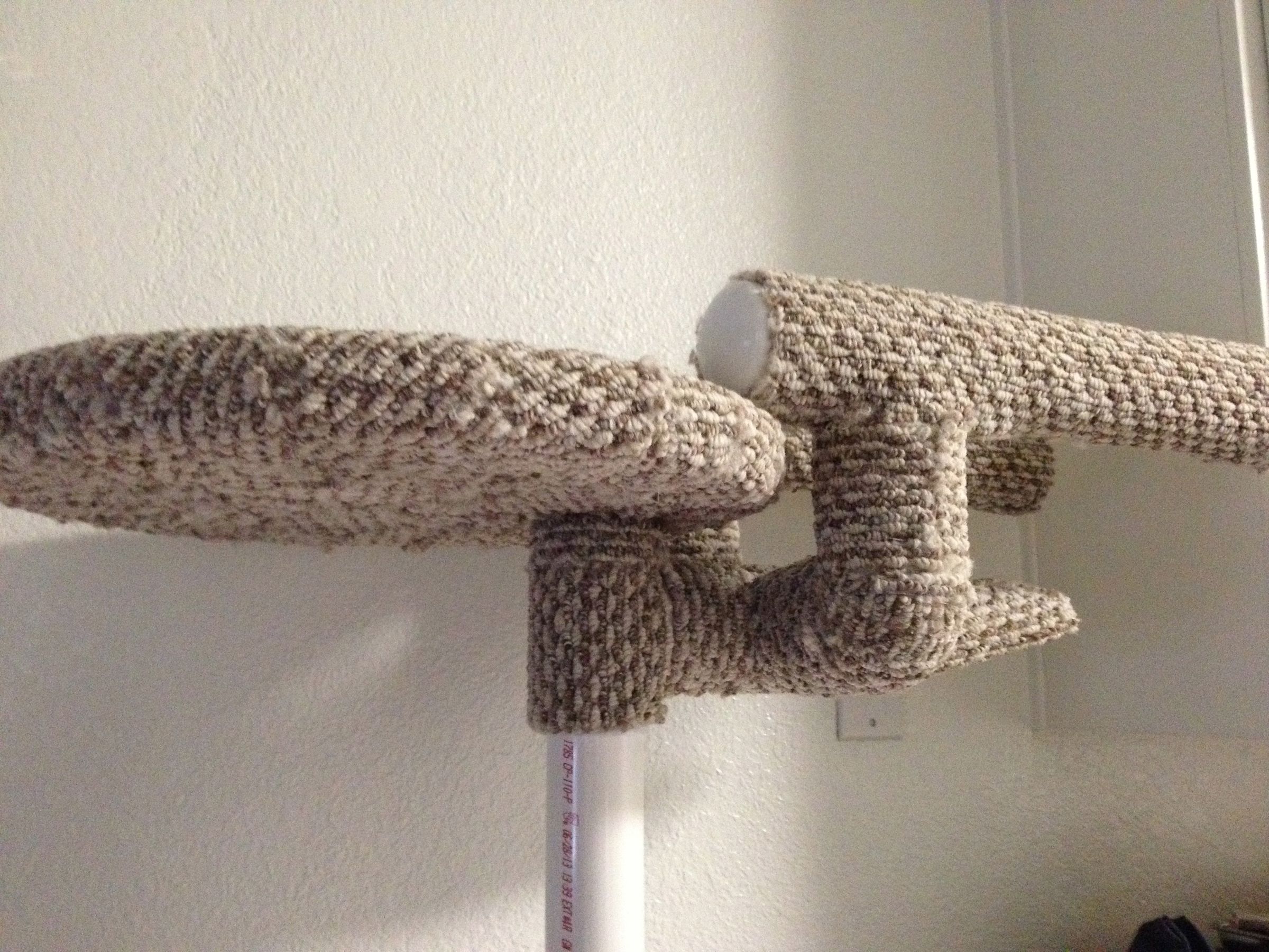 Star Trek Cat Tree (with Enterprise and Romulan Bird of Prey) : 5 Steps ...