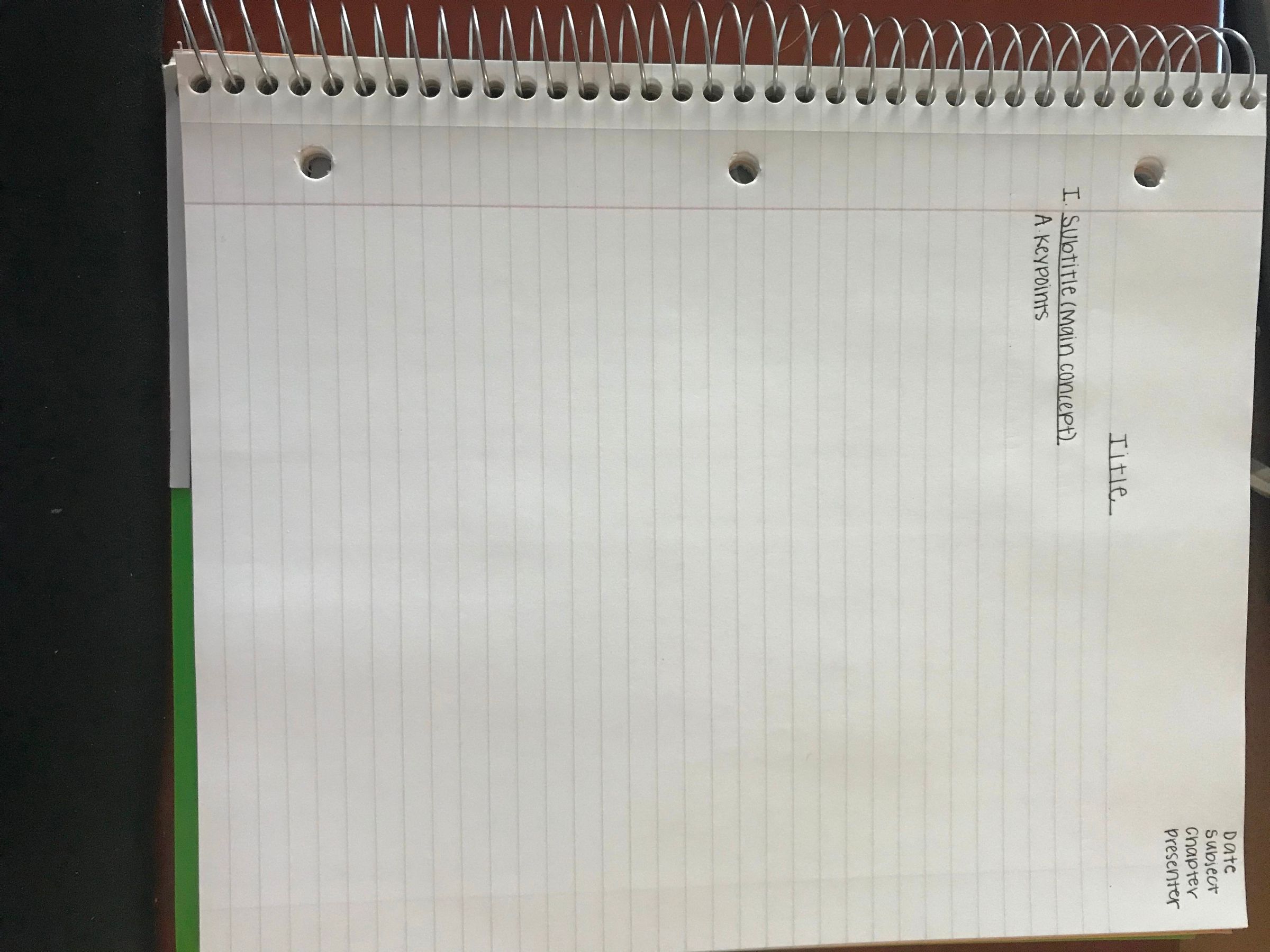 HOW TO TAKE EFFECTIVE OUTLINE NOTES : 10 Steps - Instructables