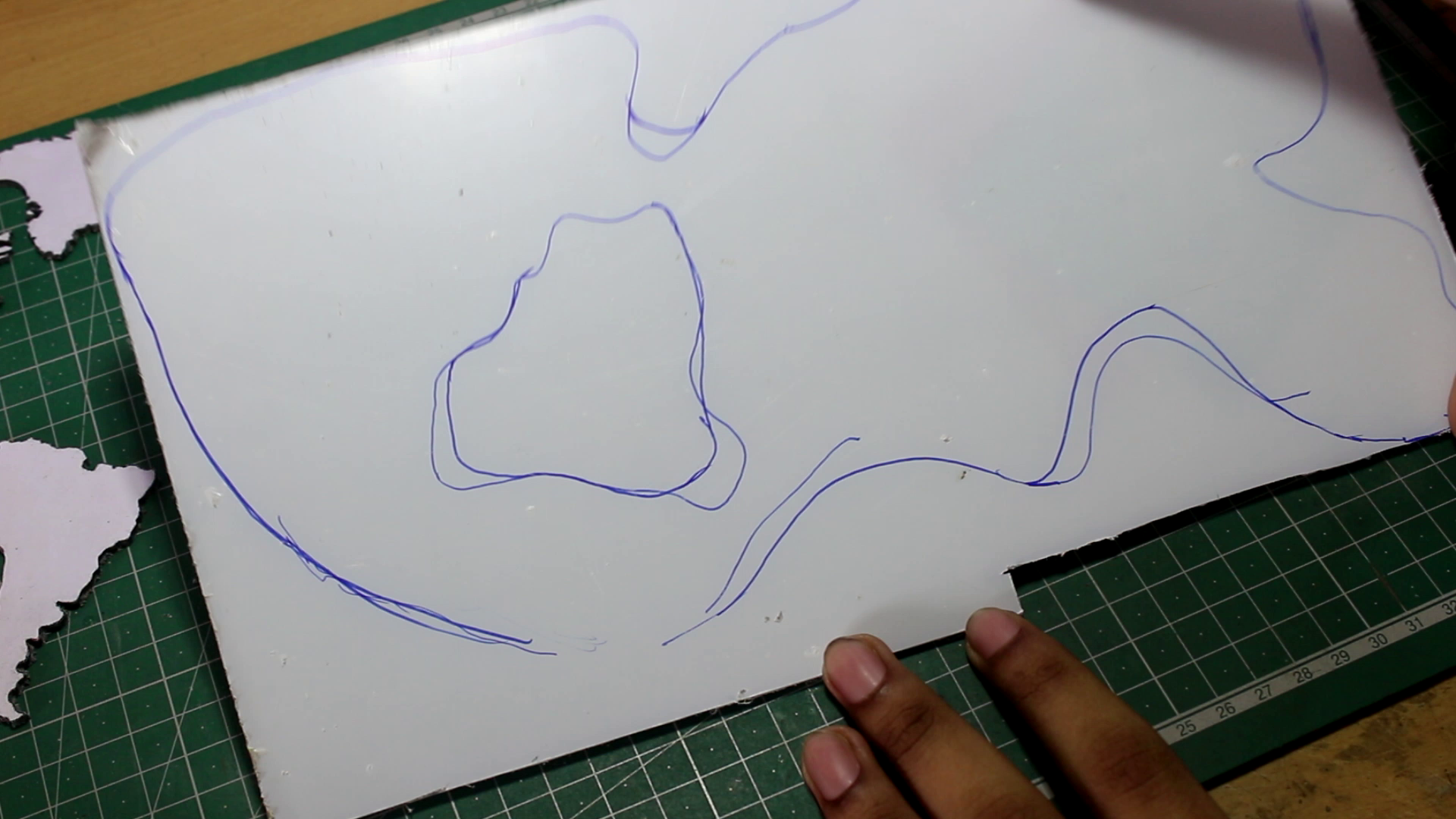 Backlit World Map From an Old PVC Pipe : 15 Steps (with Pictures ...