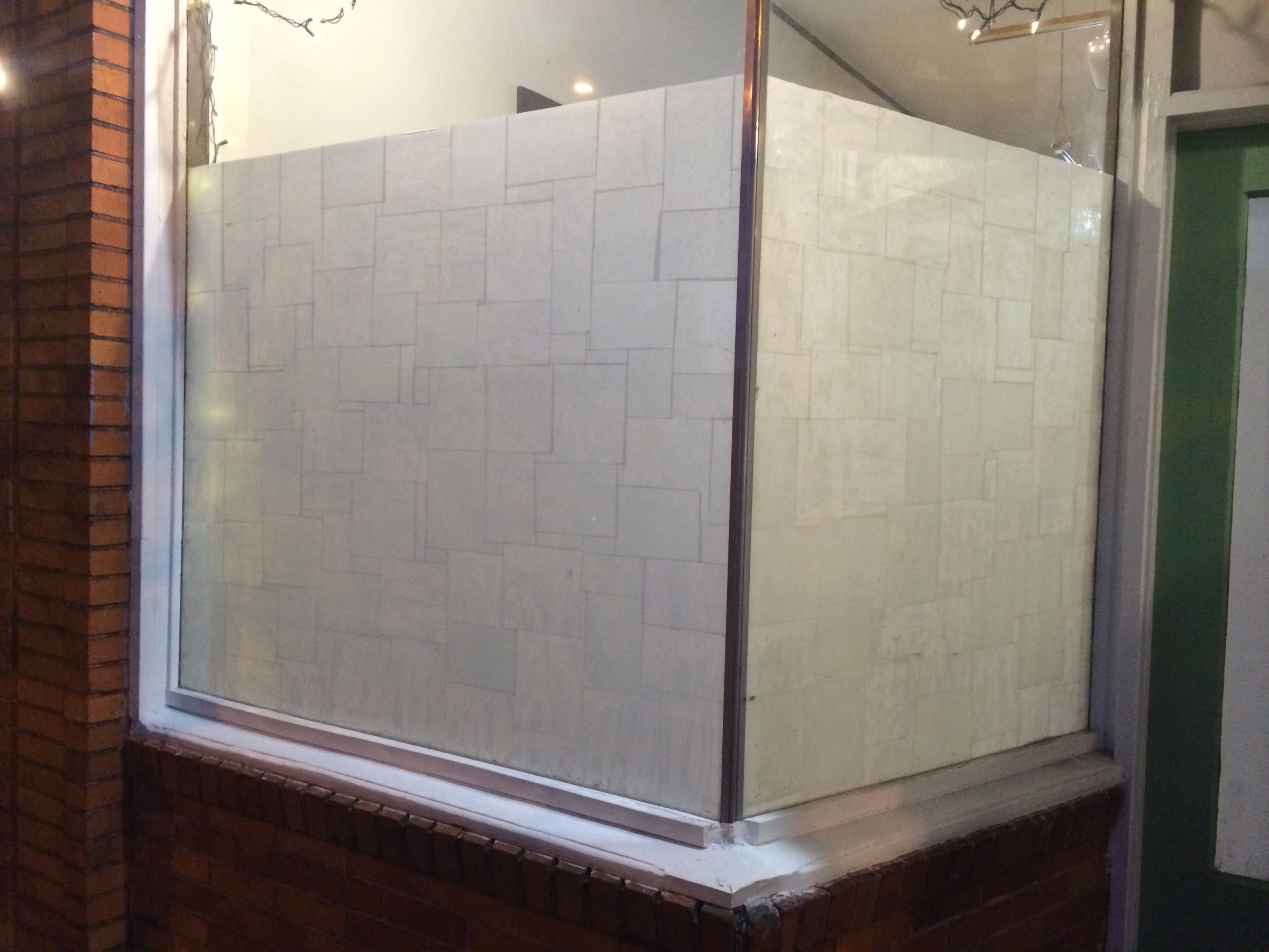 Paper Privacy Windows (window Frost Like a Boss) : 5 Steps (with ...