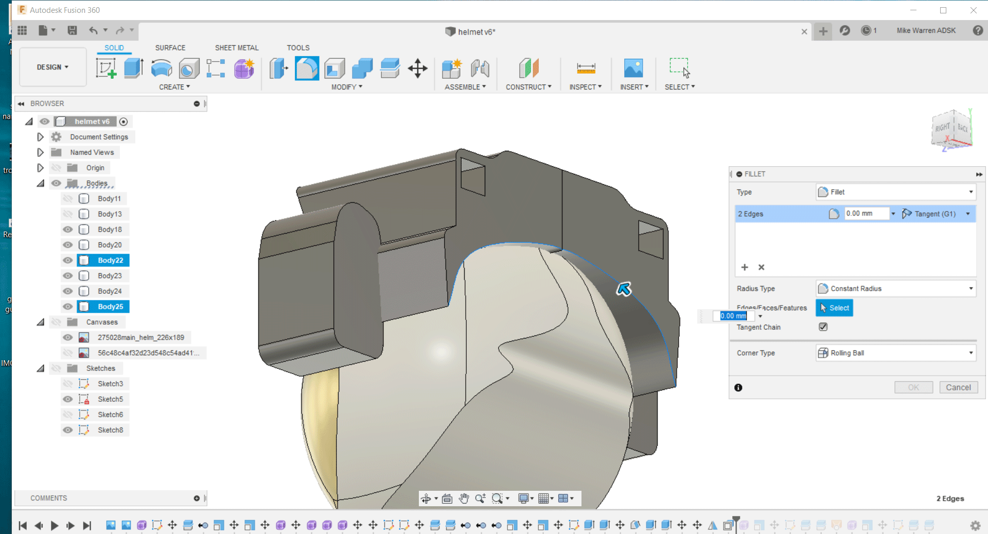 Design a Space Helmet in Fusion 360 : 14 Steps (with Pictures ...