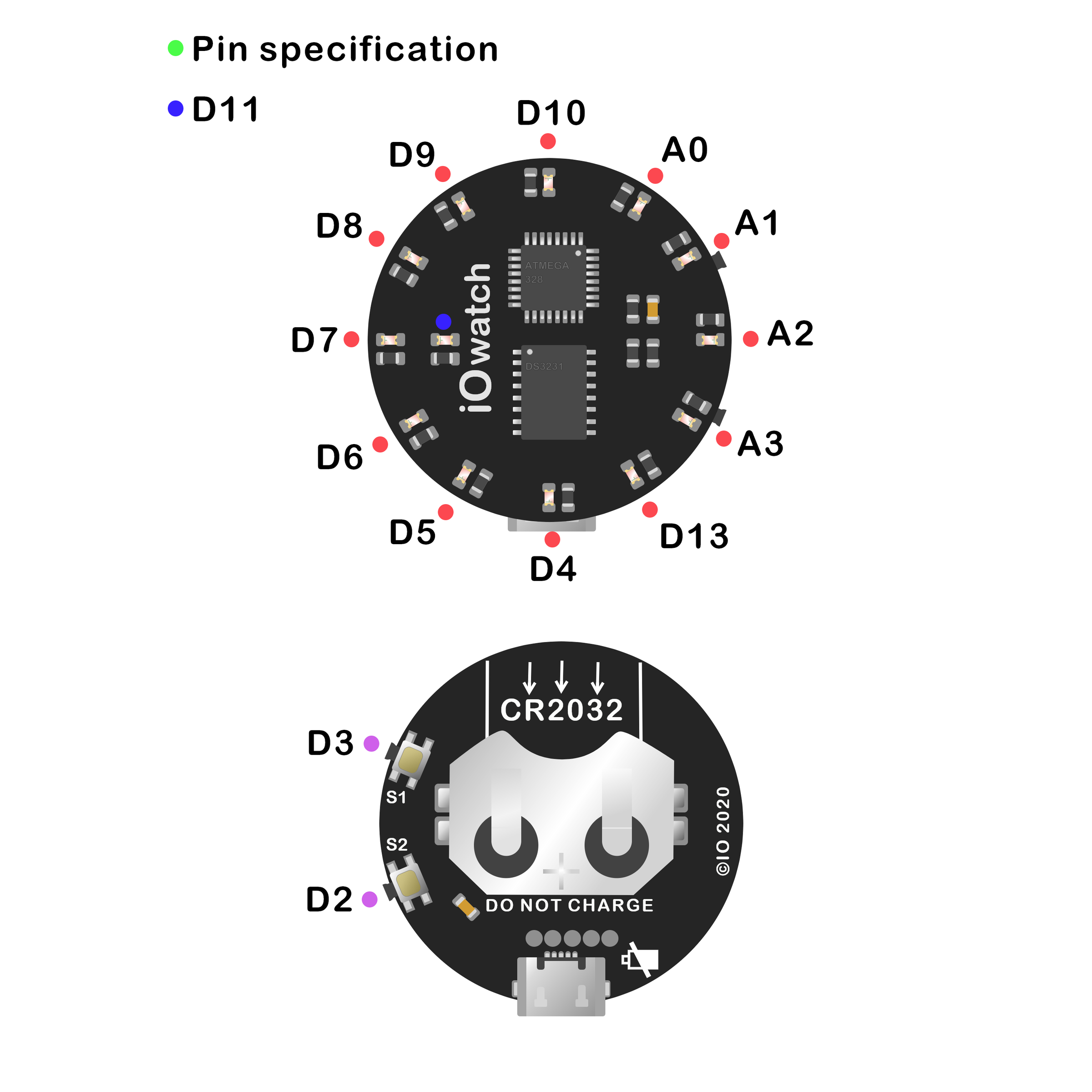 IO Watch (Arduino IDE Powered Wristwatch) : 8 Steps (with Pictures ...