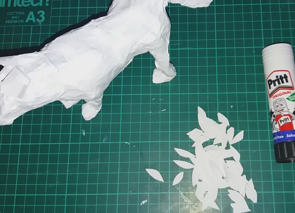 Paper Fantasy Wolf Sculpture : 8 Steps (with Pictures) - Instructables