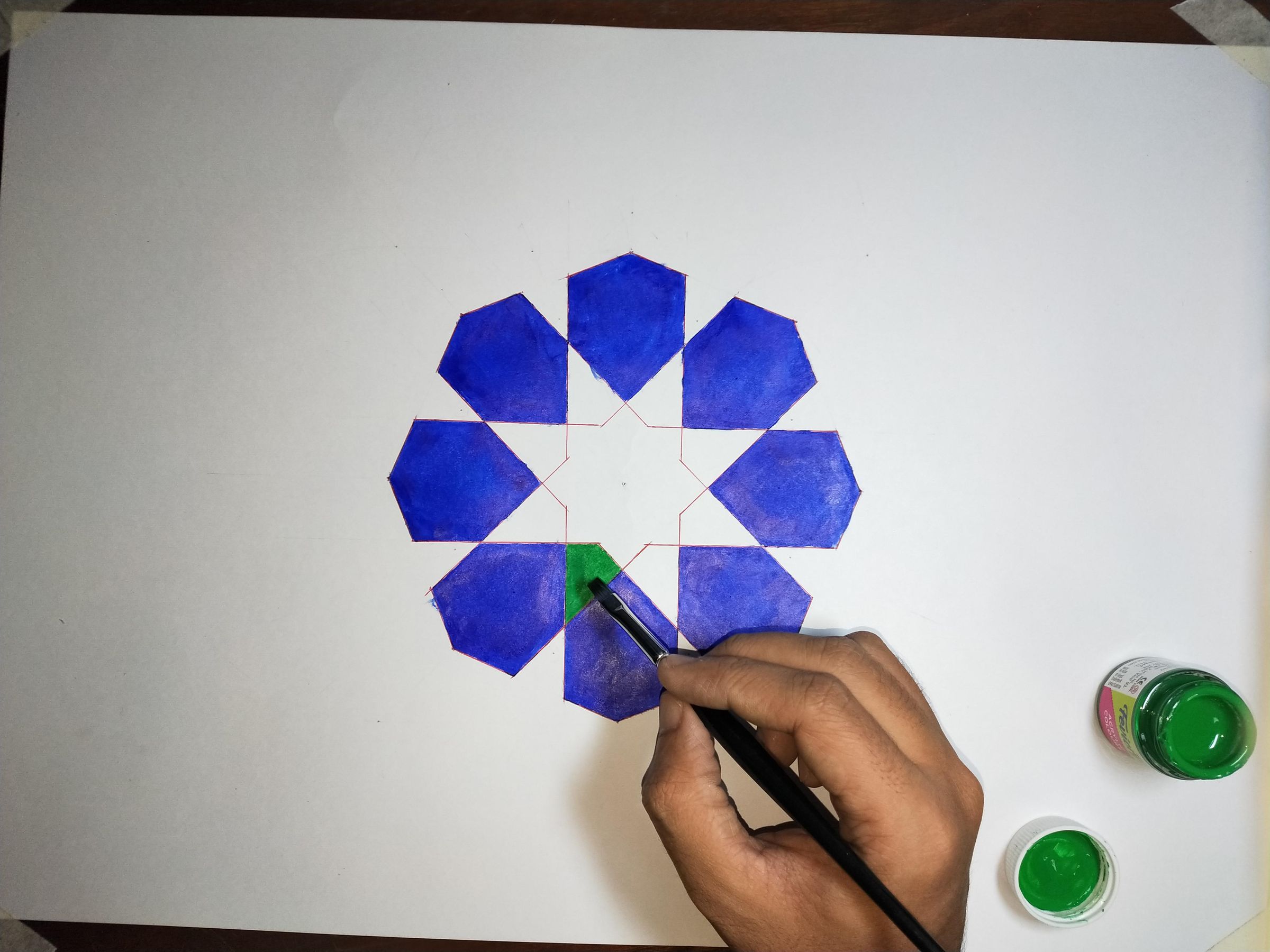 Mathematical Art With Islamic Geometric Patterns : 20 Steps (with ...