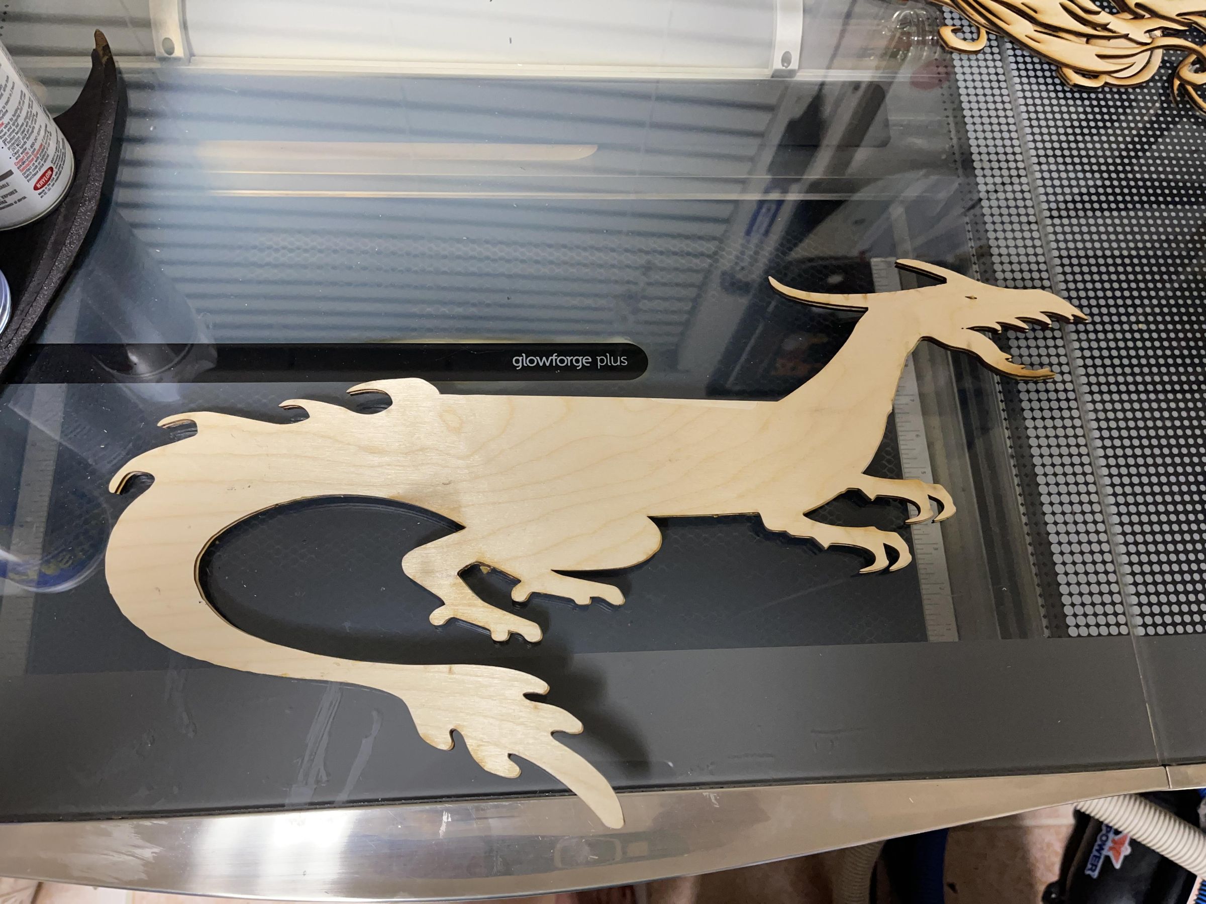 Geek on a Glowforge - Flying Dragon Mobile : 5 Steps - Instructables
