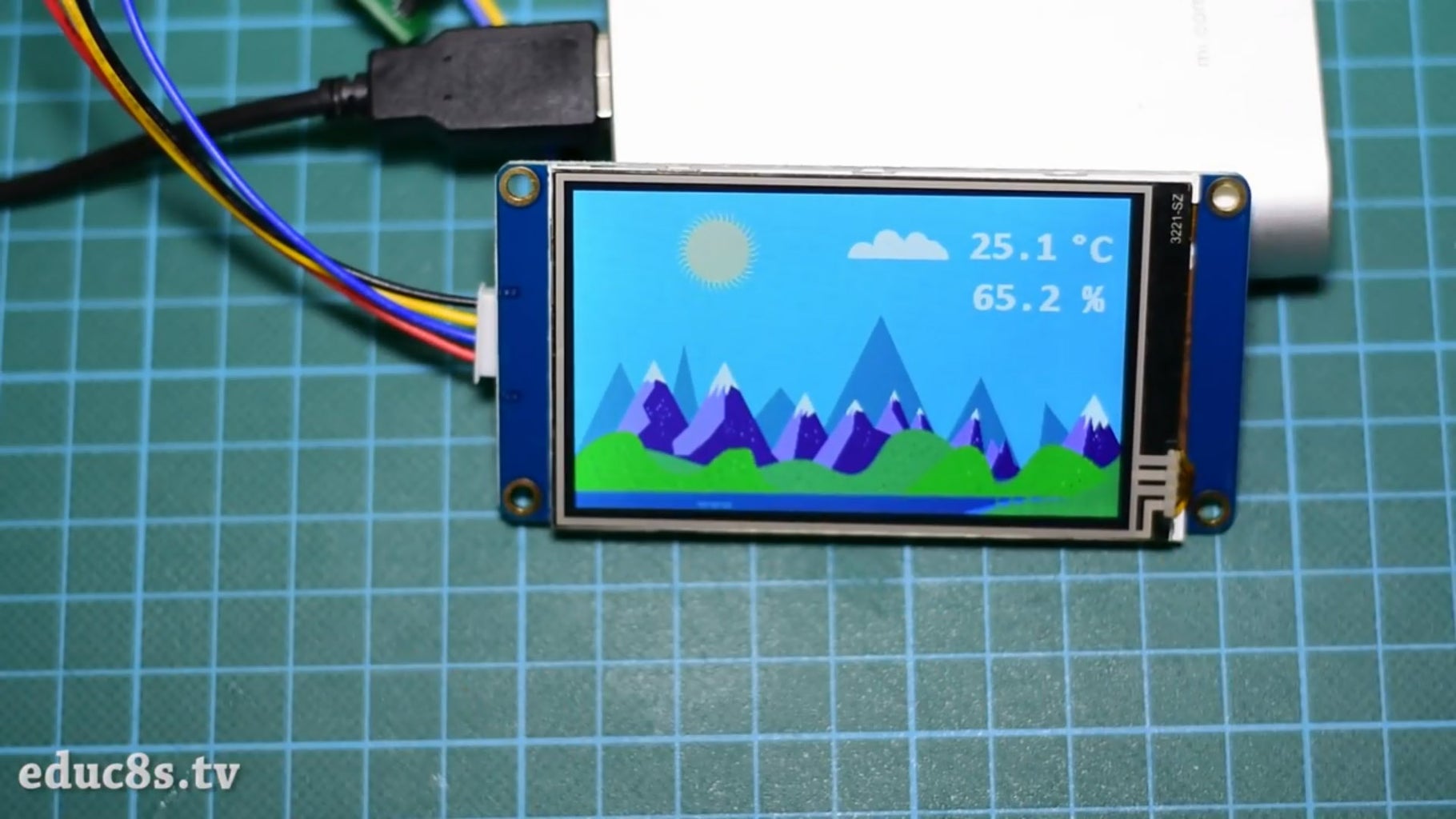 Arduino Weather Station With A Nextion Display 4 Steps With Pictures Instructables