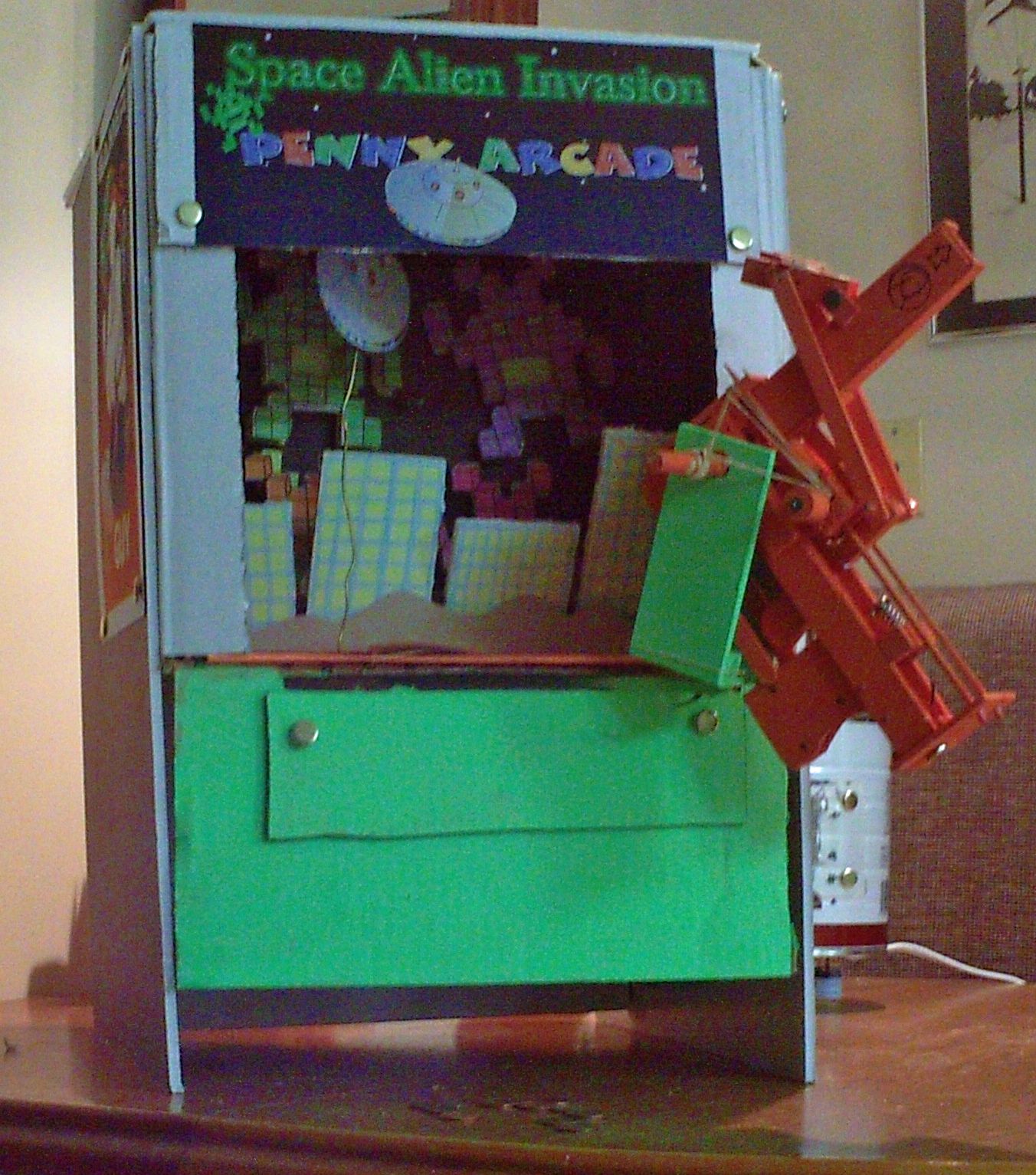 Space Alien Invasion Penny Arcade : 25 Steps - Instructables