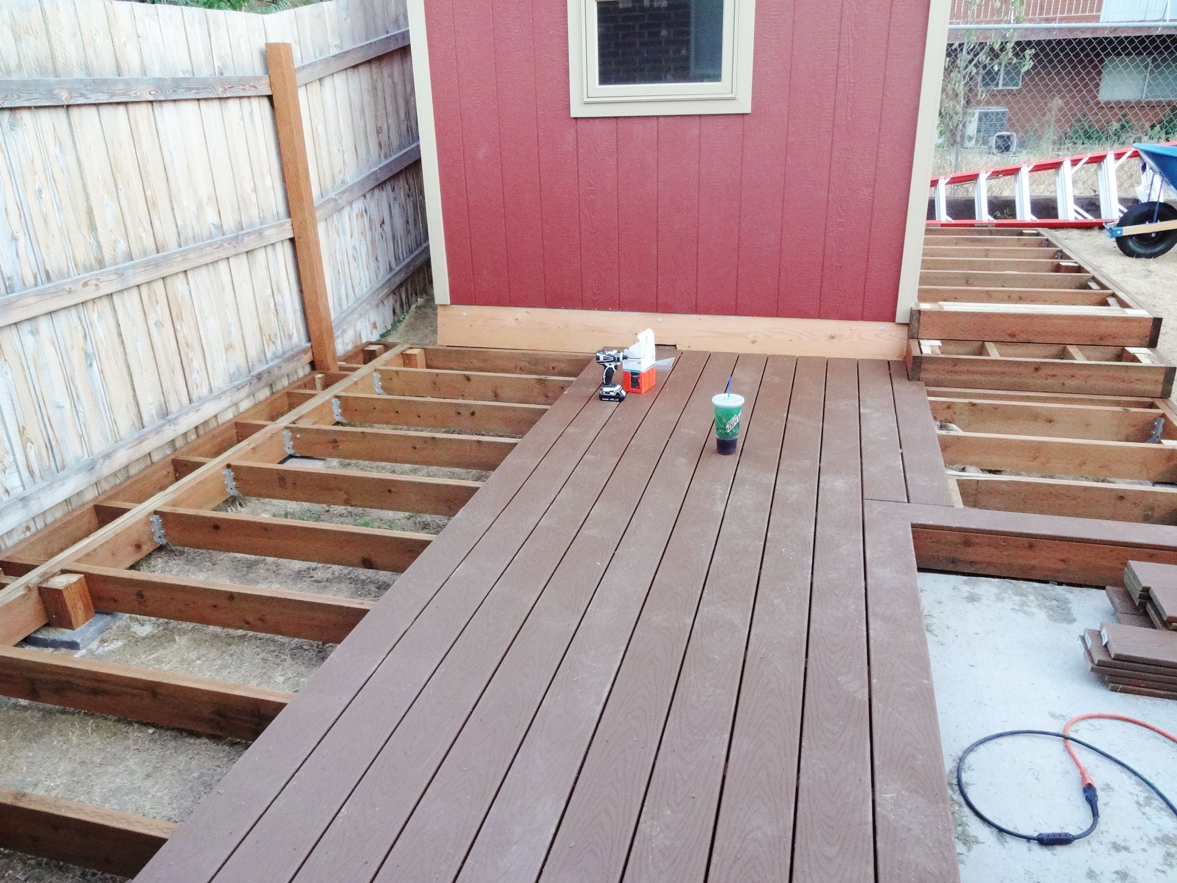 Build a Floating Deck : 13 Steps (with Pictures) - Instructables