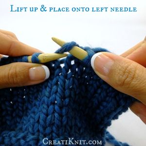 How to Make One Stitch in Knitting : 8 Steps (with Pictures ...