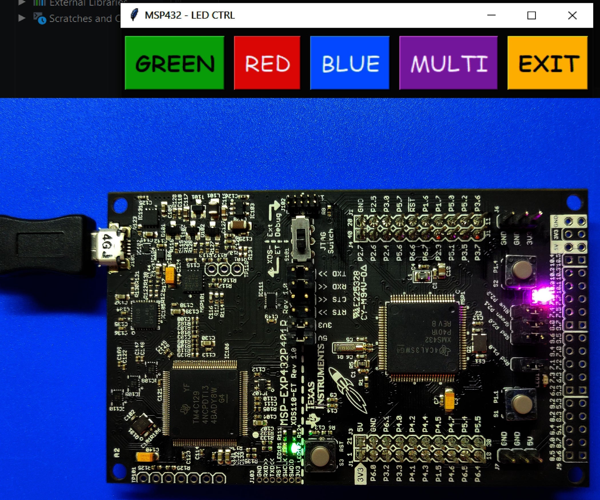 Using Python Pyserial To Control An Rgb Led On A Msp432 Launchpad 7 Steps Instructables
