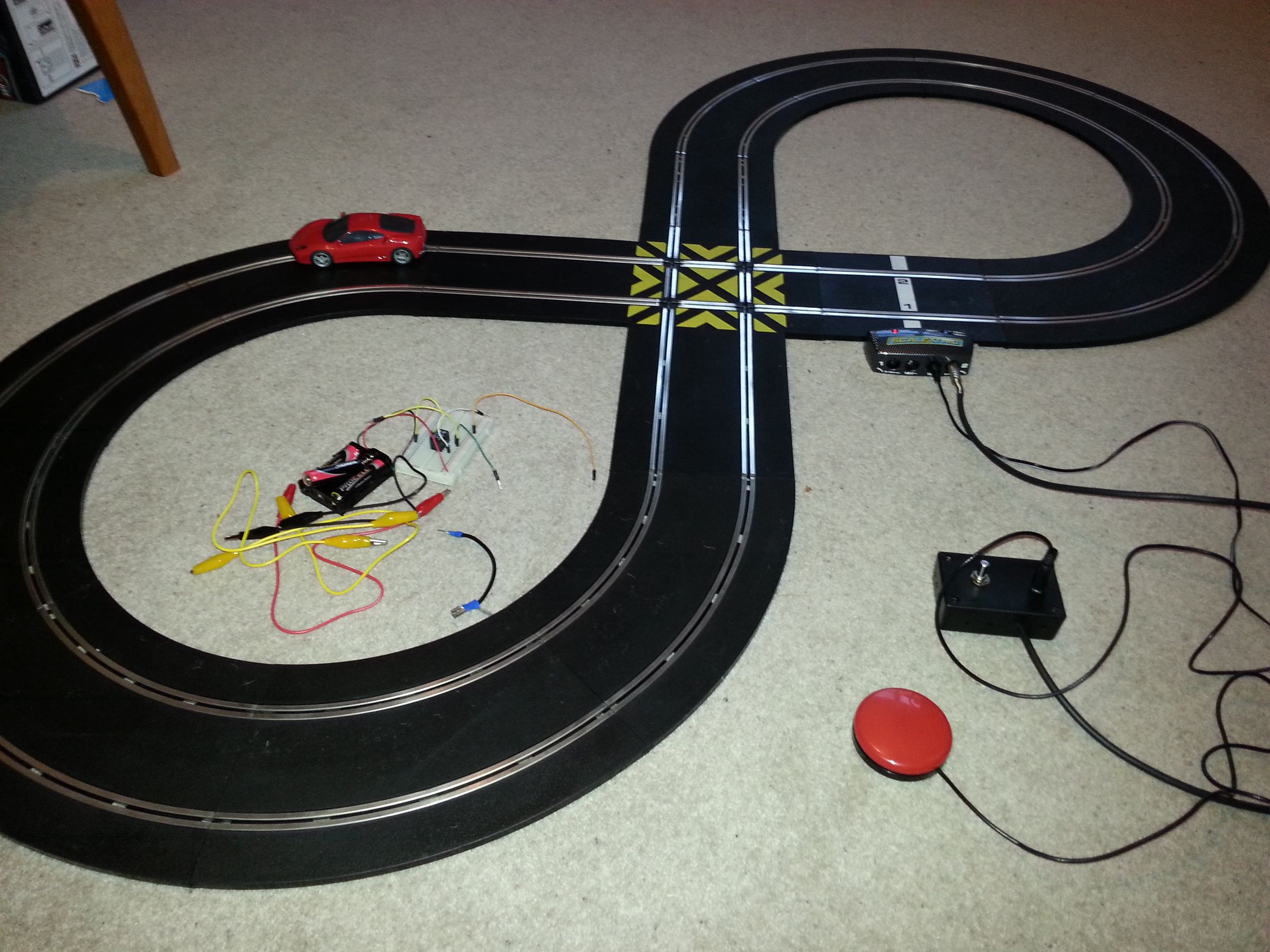 Switch Controlled Scalextric No2 - Instructables