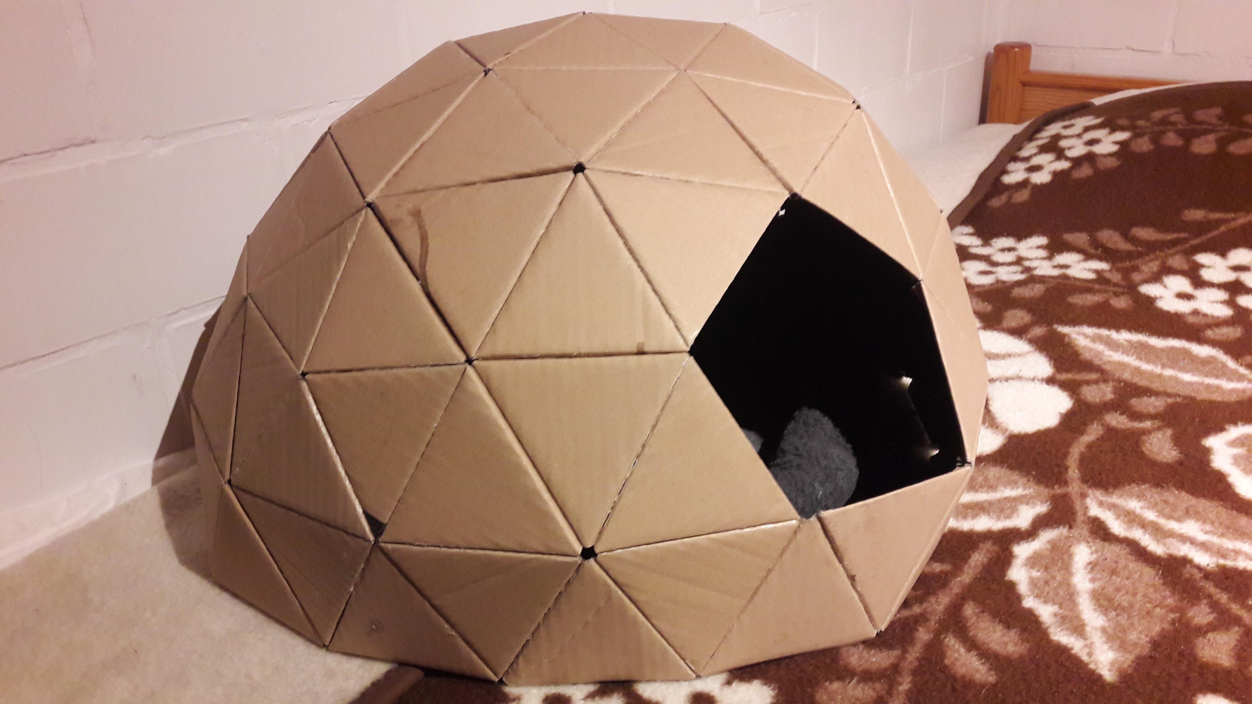 Cardboard Geodesic Dome : 7 Steps (with Pictures) - Instructables