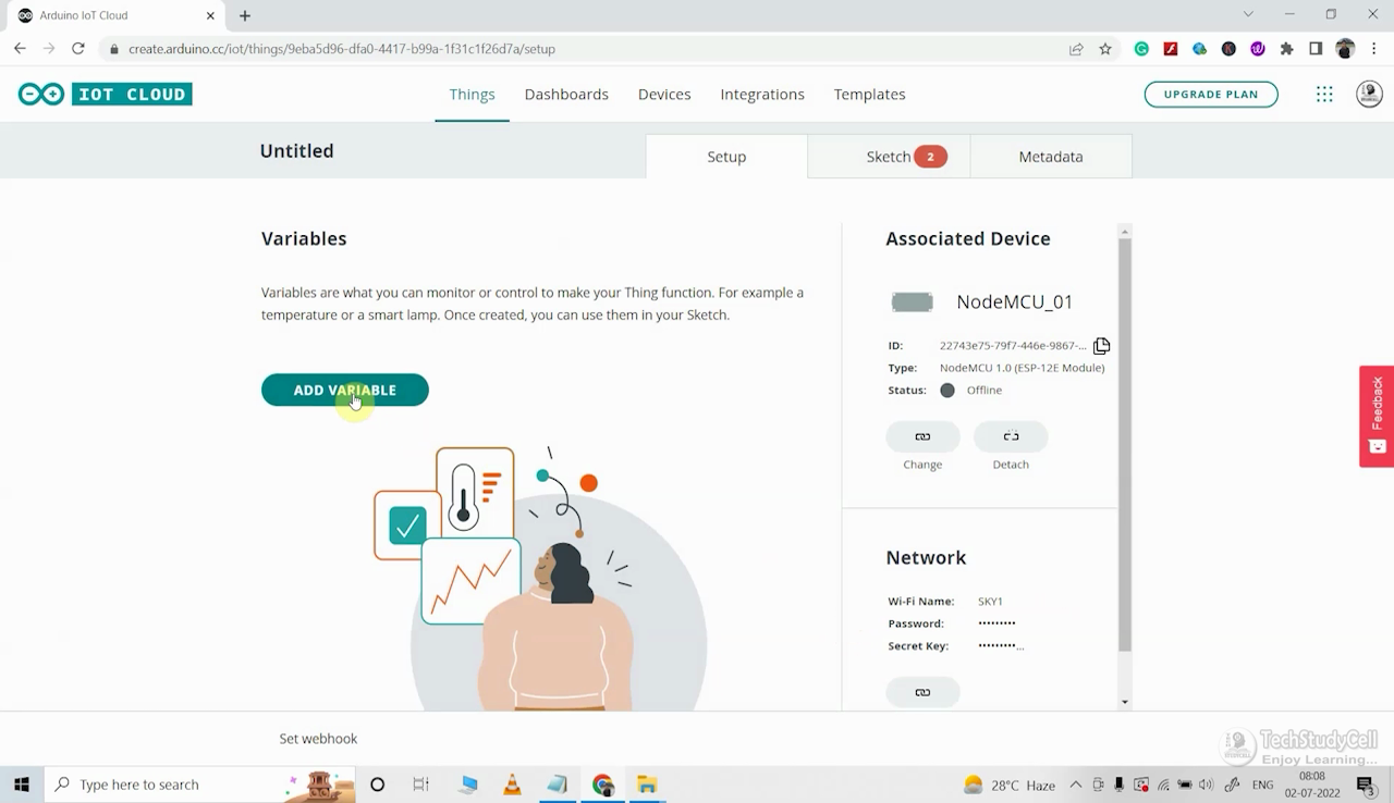 Arduino IoT Cloud Smart Home With Alexa Using NodeMCU - IoT Project ...