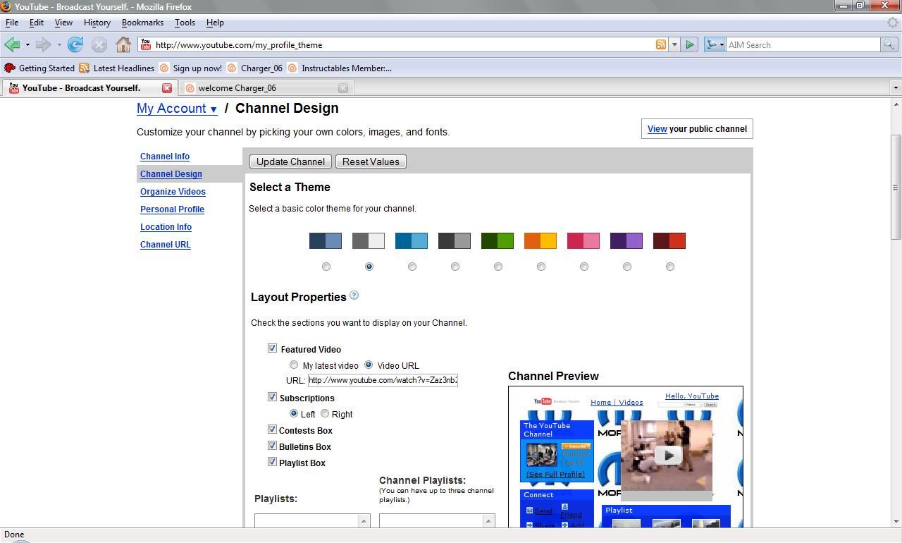 Change the Appearance of Your YouTube Channel - Instructables