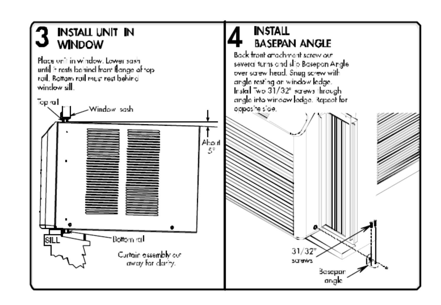 Installing A/C Unit Inside of a Horizontally Sliding Window. : 4 Steps ...