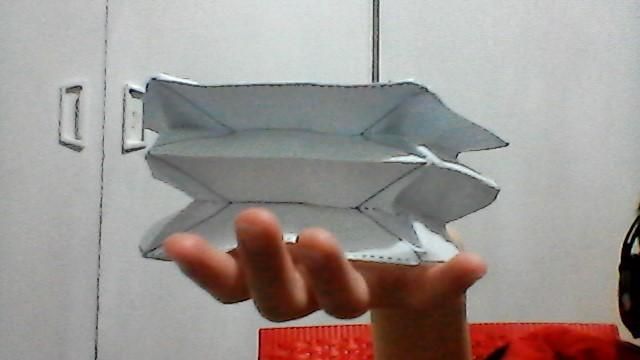 Origami Ballistic Barrier Paper Model : 4 Steps - Instructables