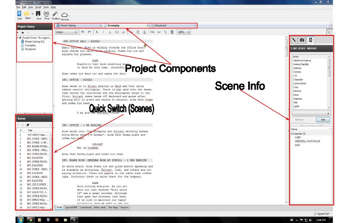 Using Celtx 101 - Script Writing for Movies : 10 Steps - Instructables