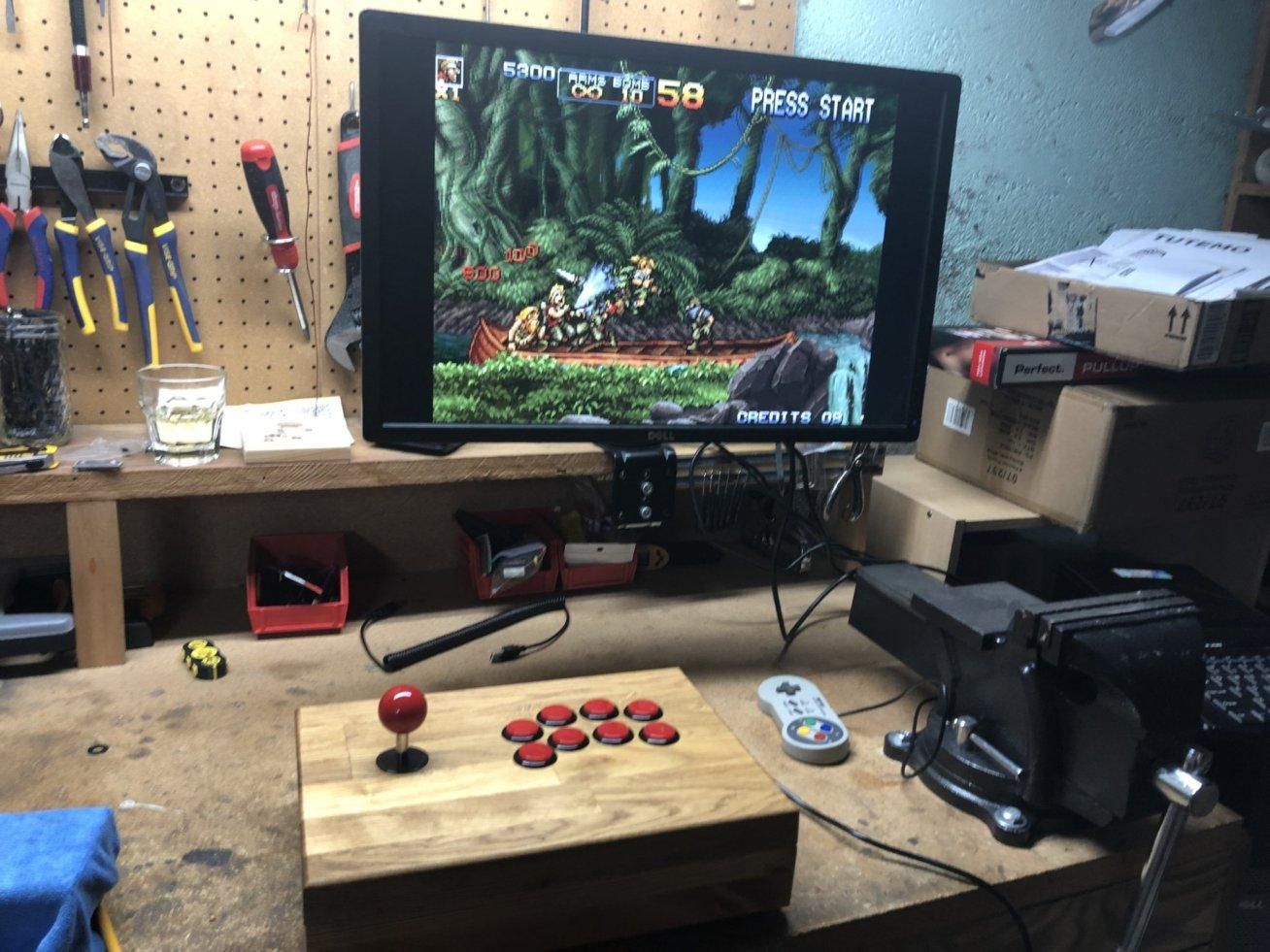 Simple Wood Arcade Stick : 8 Steps (with Pictures) - Instructables