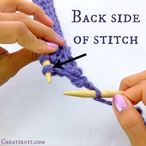 How to Purl TBL & Knit TBL (through Back Loop)! : 9 Steps (with ...