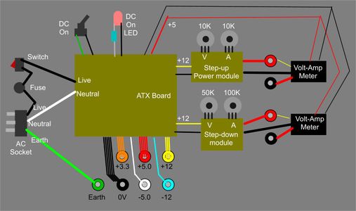ATX Based Lab Power Supply - 10th Year Anniversary Edition : 5 Steps ...