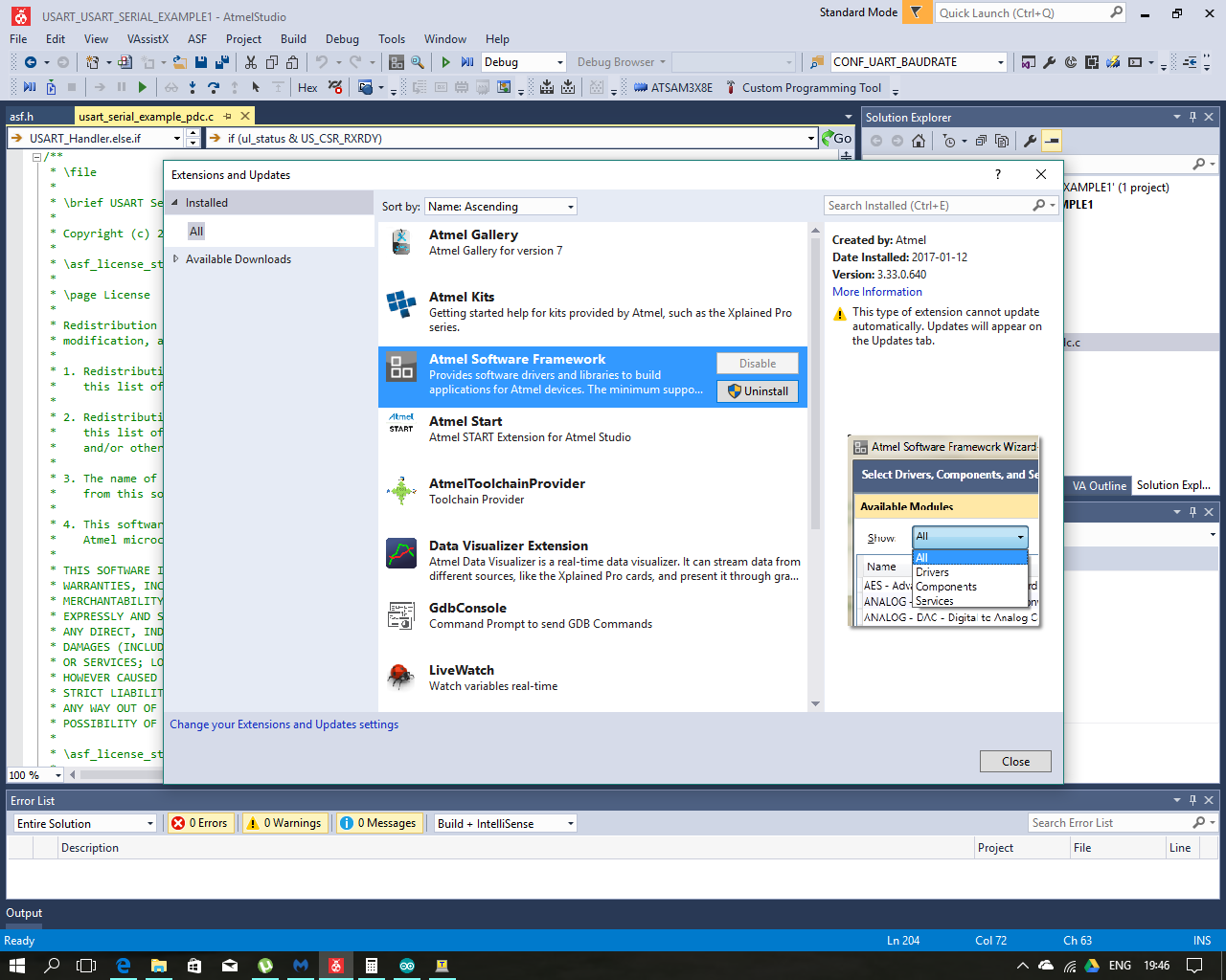 Programming Arduino Due and MKR1000 With Atmel Studio ASF : 4 Steps ...