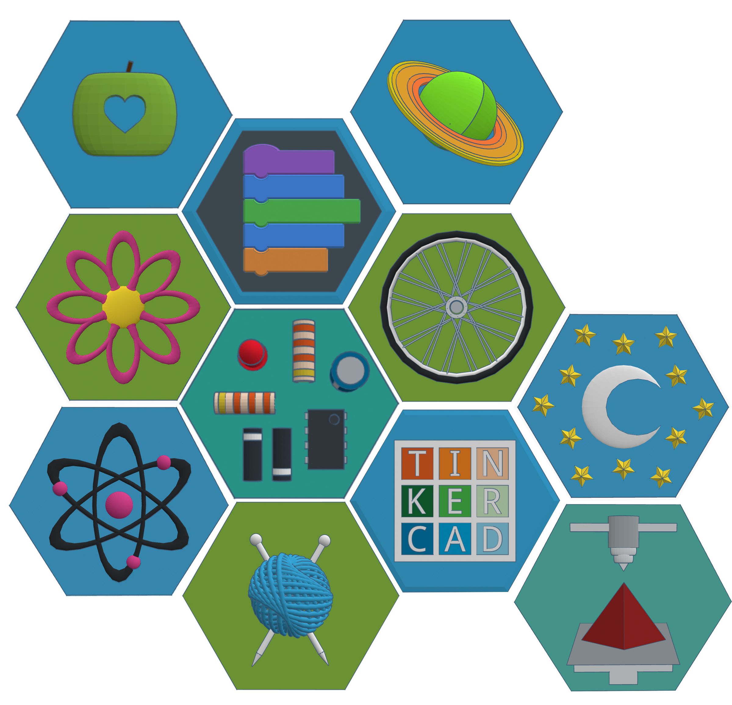 Badges With Tinkercad Codeblocks : 6 Steps (with Pictures) - Instructables