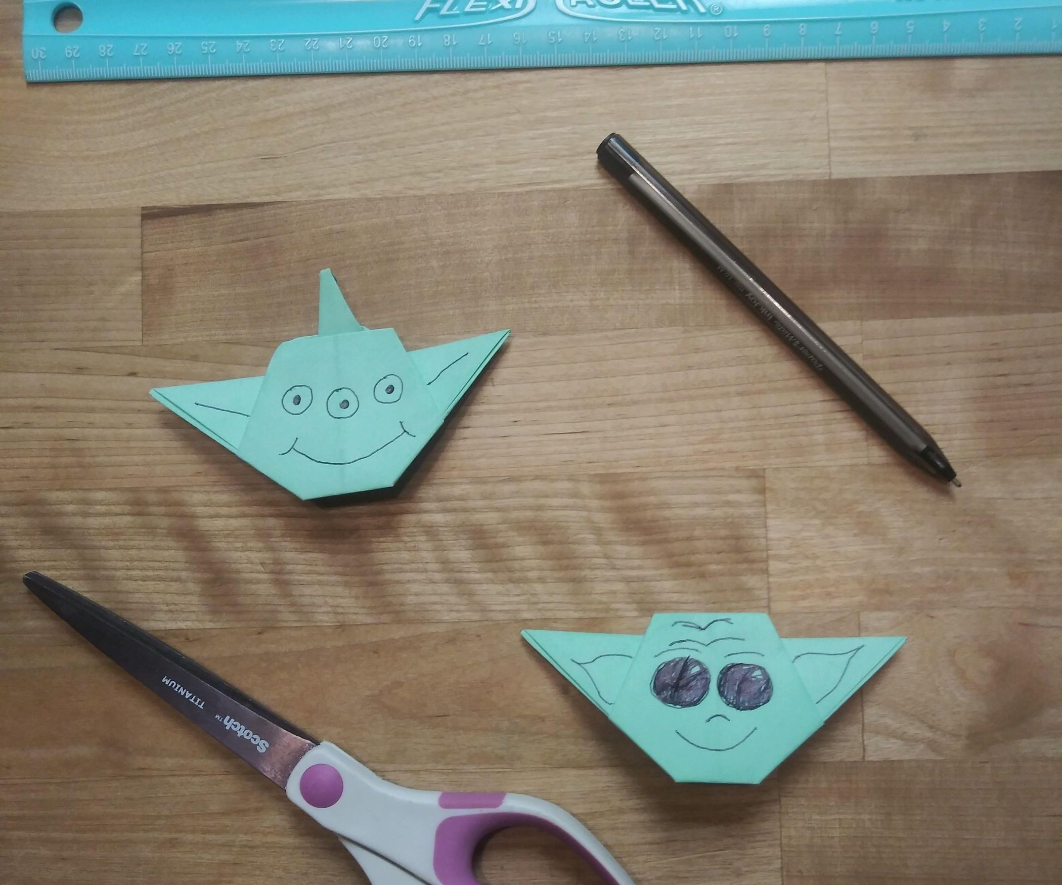 Origami Aliens : 15 Steps - Instructables