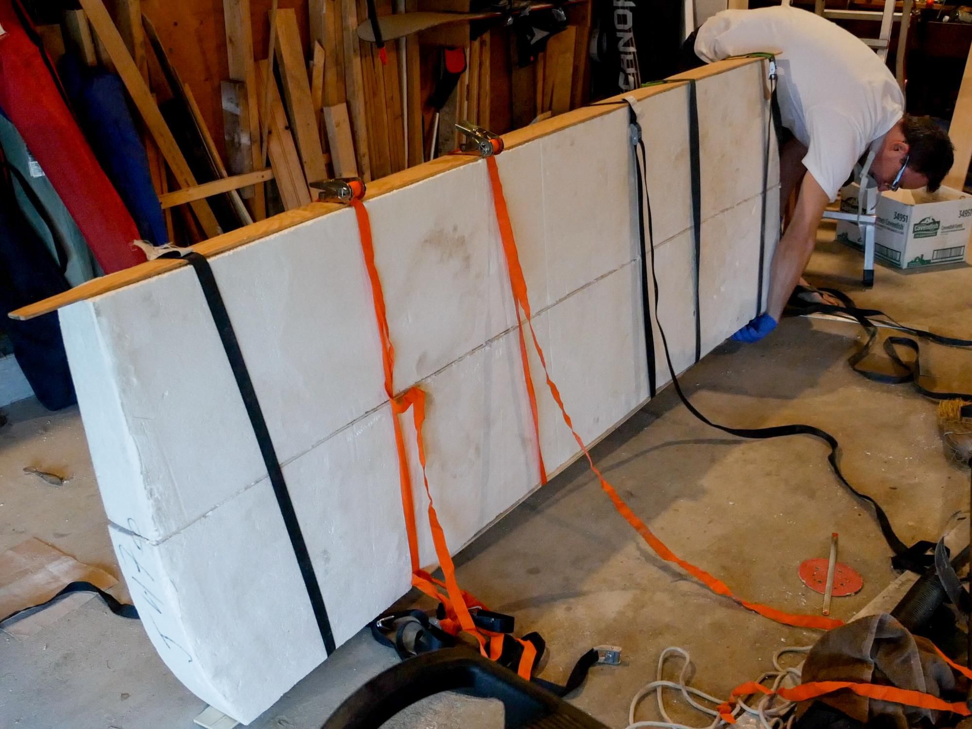 DIY Surfboard From a Hot Tub Cover and Curtains : 26 Steps (with ...
