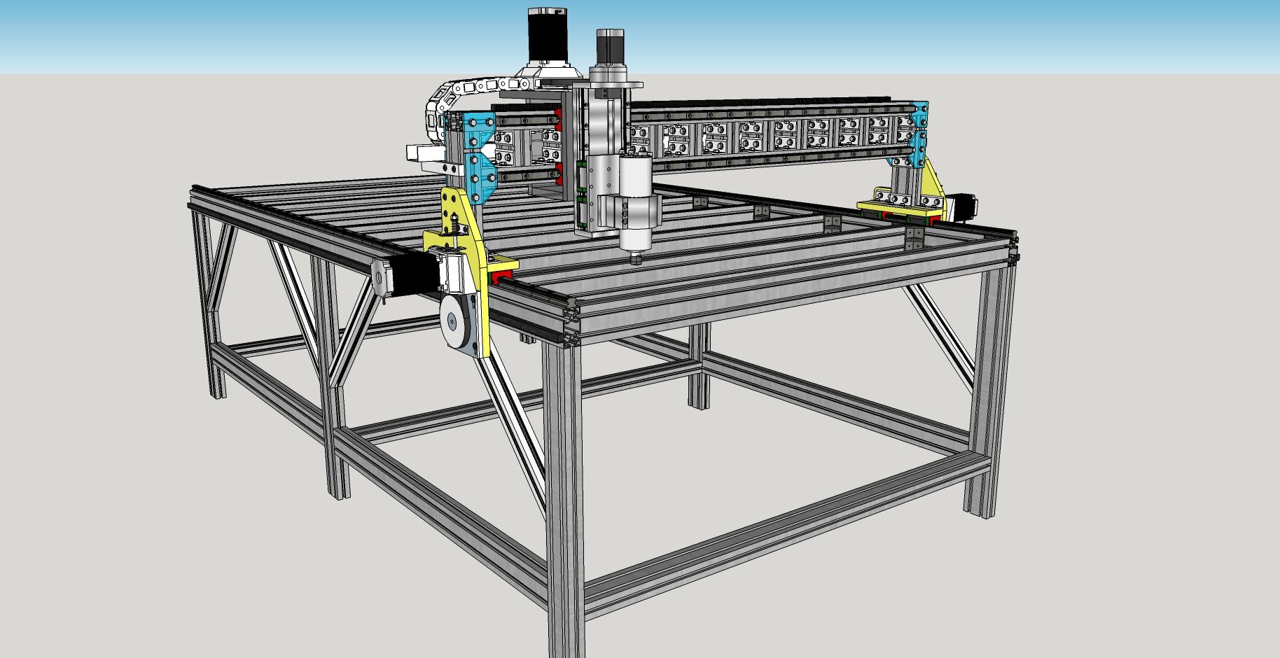 DIY CNC Router Build (large Format 5x10ft, Rack and Pinion) : 12 Steps ...