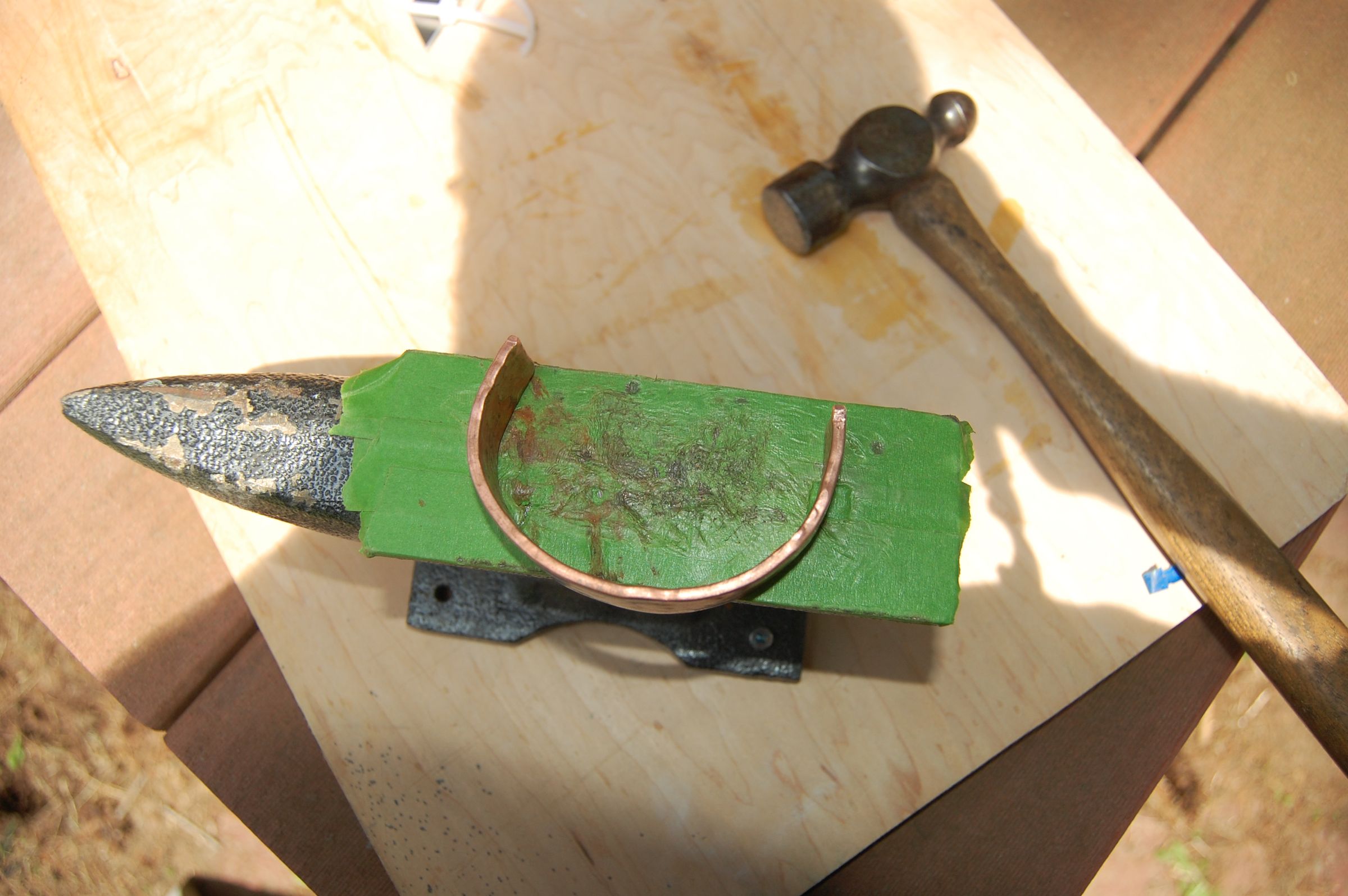 Hammered Copper Bangle : 4 Steps (with Pictures) - Instructables